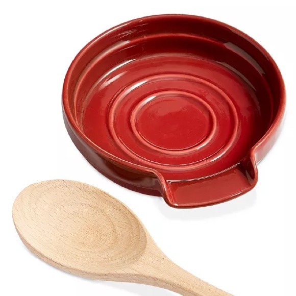 Martha Stewart | Kitchen | Nwt Martha Stewart Collection Spoon Rest Red ...